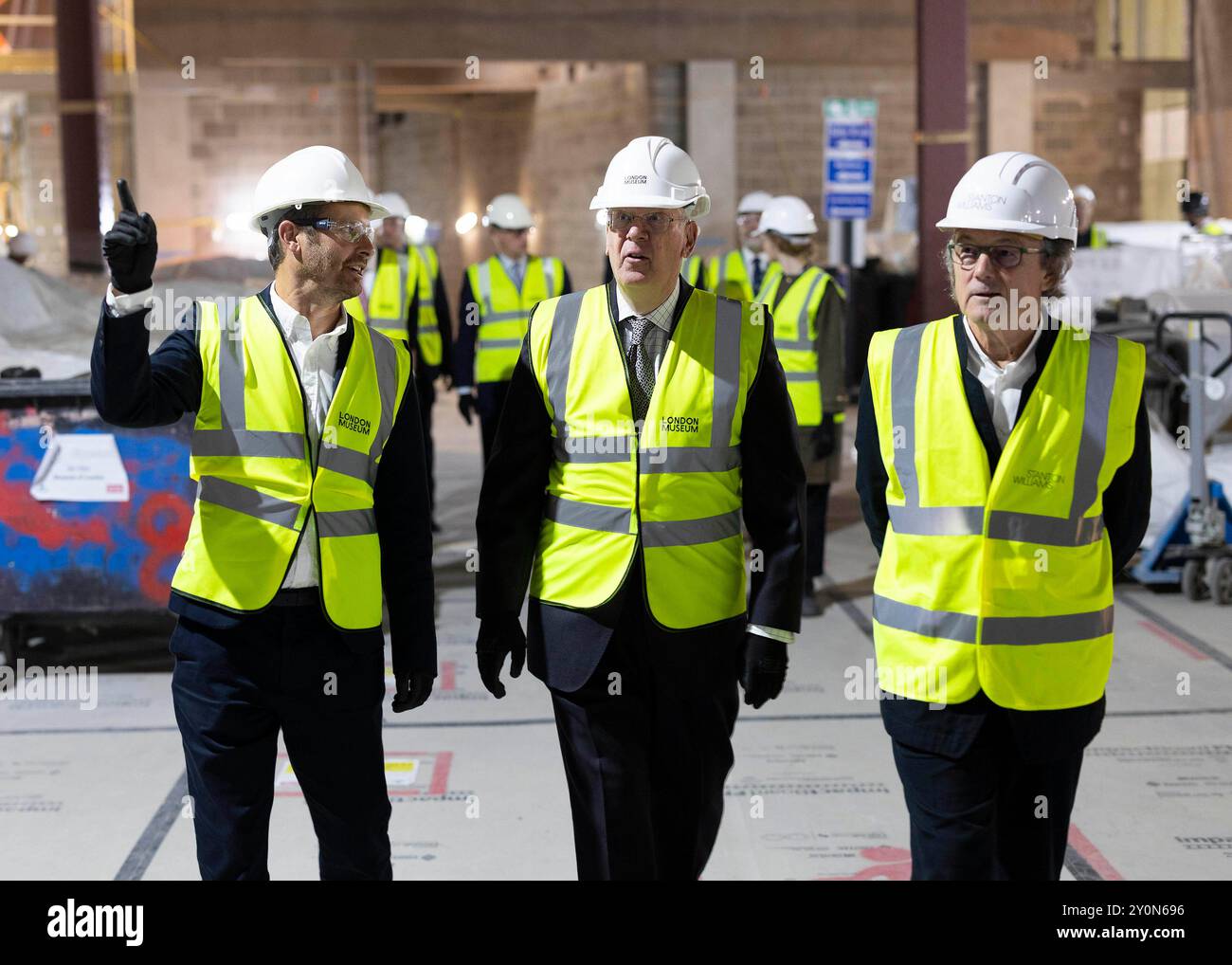 EDITORIAL USE ONLY New Patron, the Duke of Gloucester (centre) tours ...