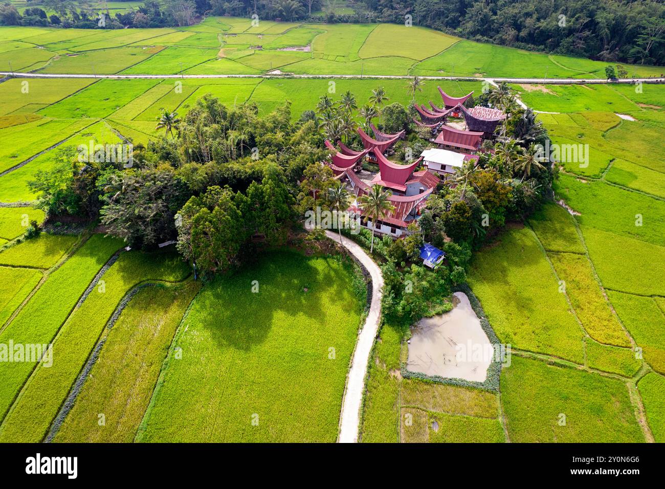 Beautiful landscape of Tanata Toraja in Sulawesi, spectacular ...