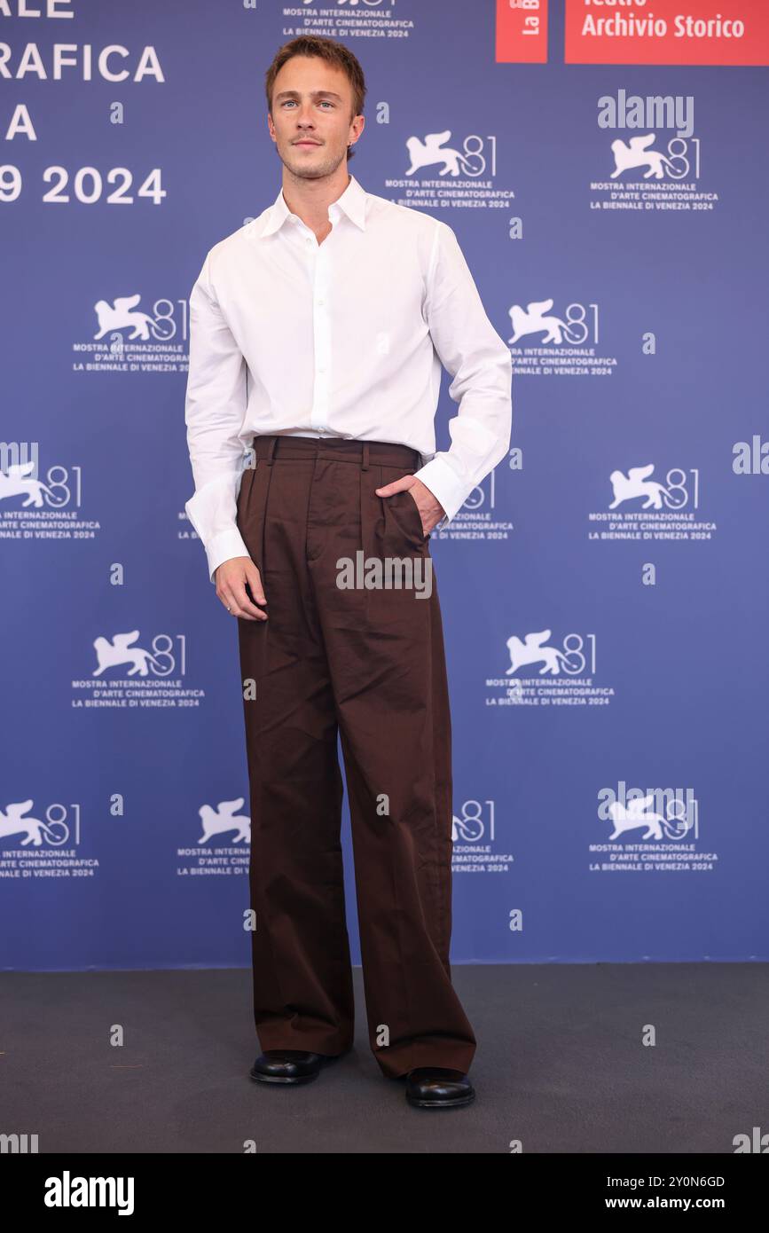 Drew Starkey poses for photographers at the photo call for the film ...