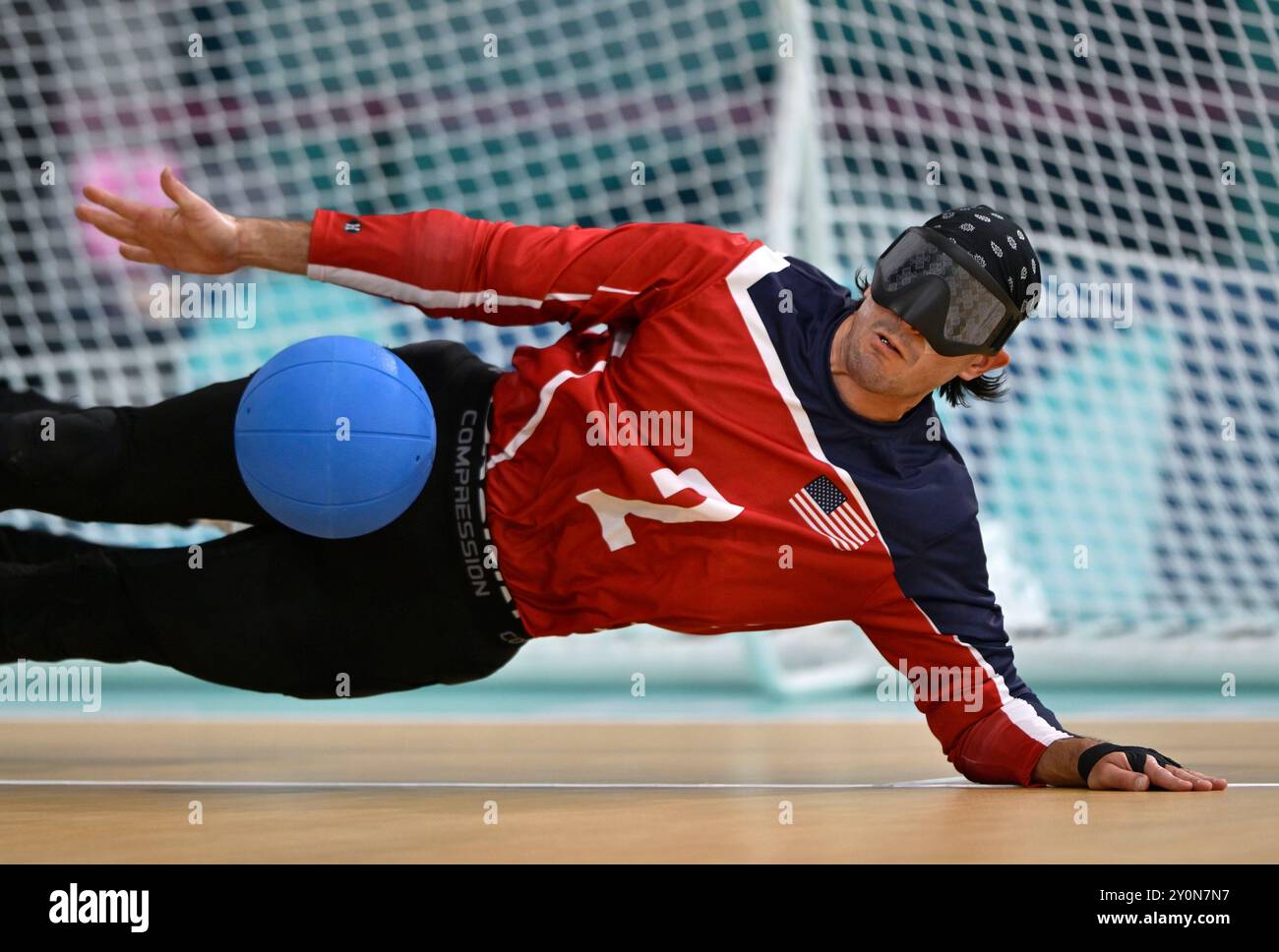 Paris, France. 03rd Sep, 2024. Paris2024 Paralympics. Men's Goal Ball ...