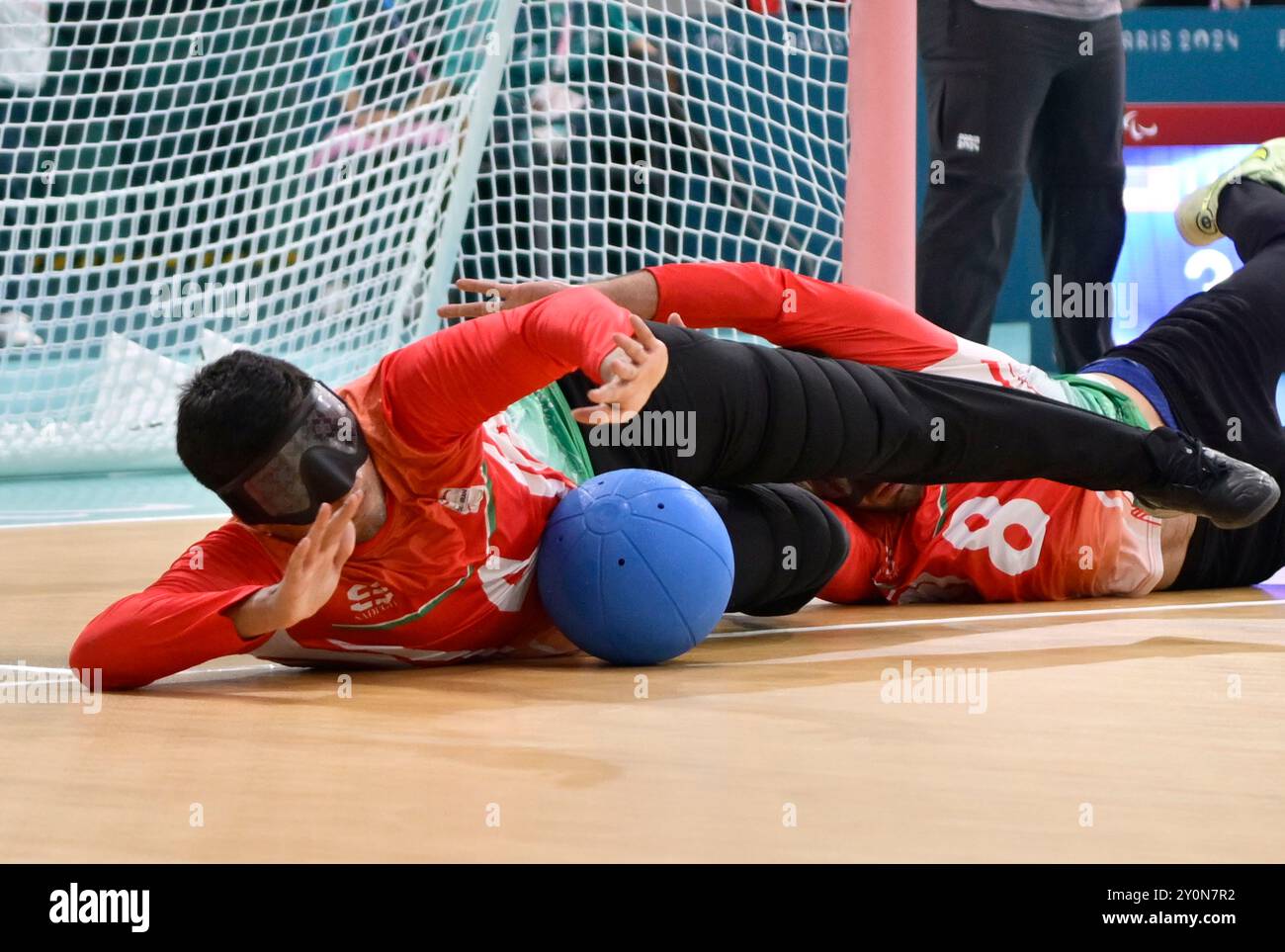 Paris, France. 03rd Sep, 2024. Paris2024 Paralympics. Men's Goal Ball ...