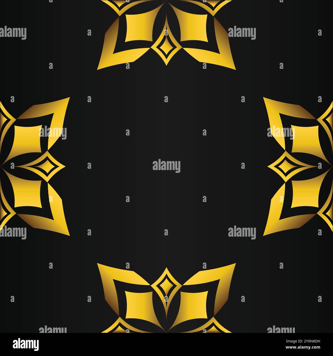 luxury golden geometry frame design Stock Vector Image & Art - Alamy