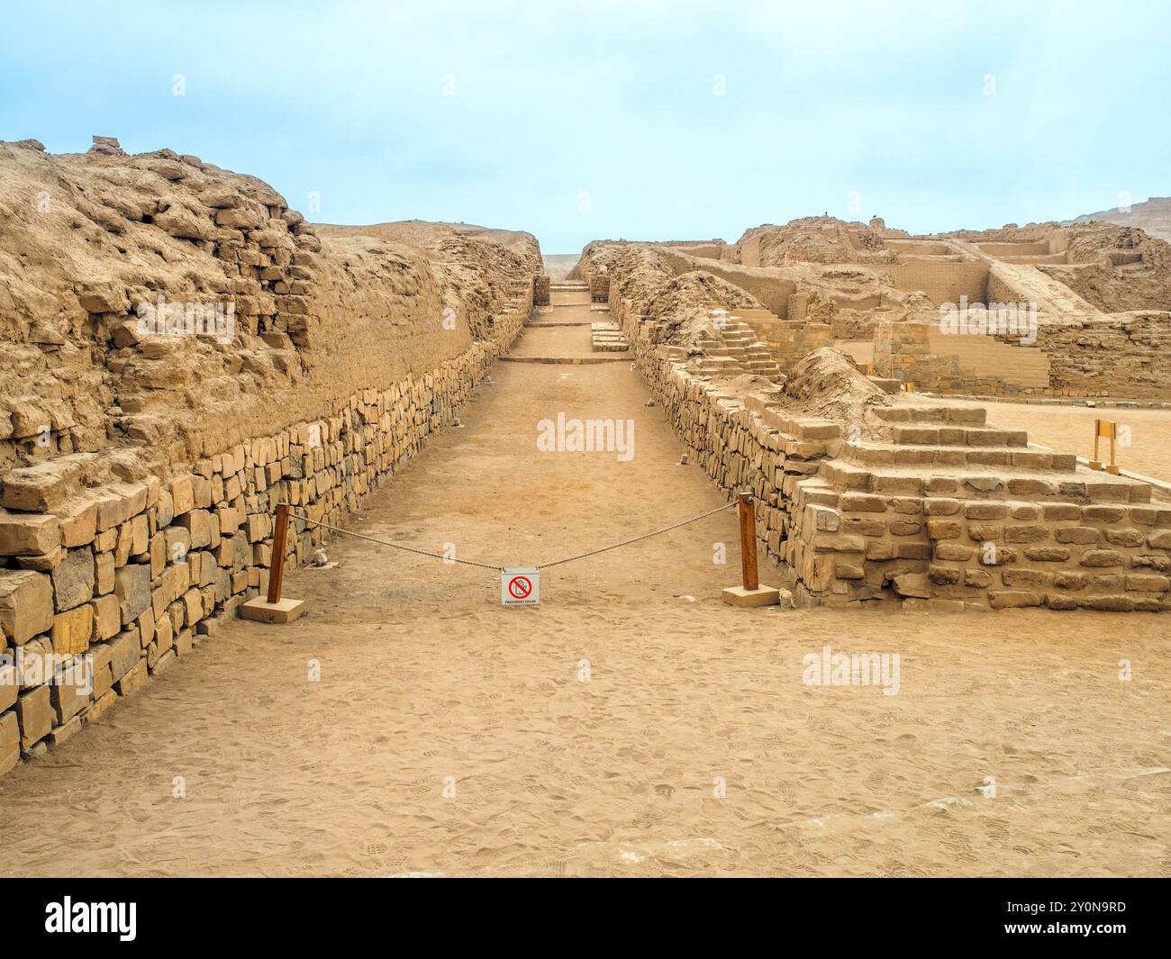 Archaeological complex of Pachacamac near Lima - Peru Stock Photo - Alamy