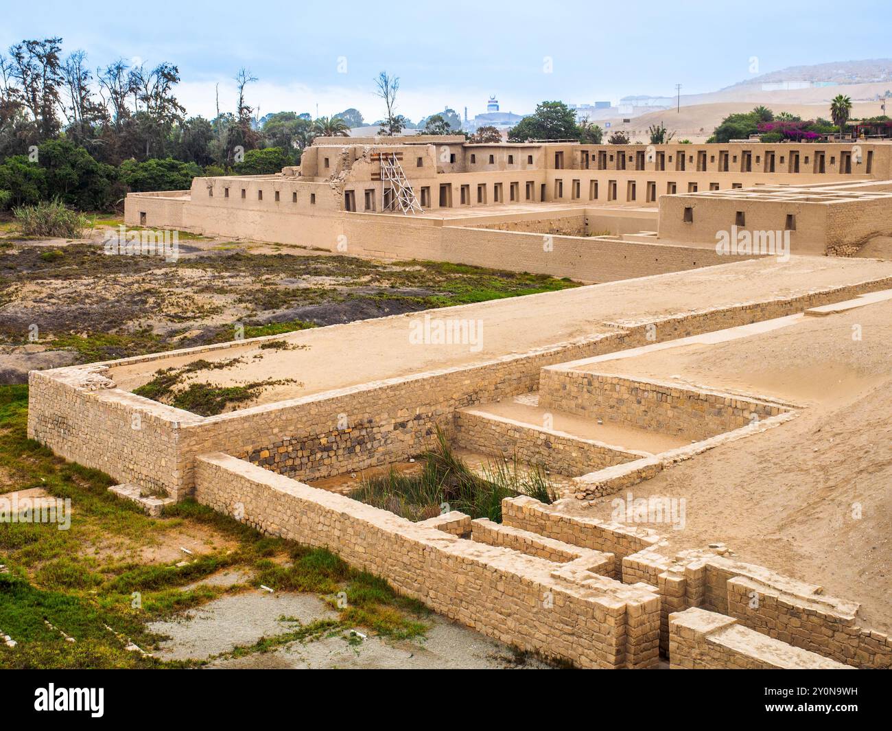 Archaeological complex pachacamac in lima hi-res stock photography and ...