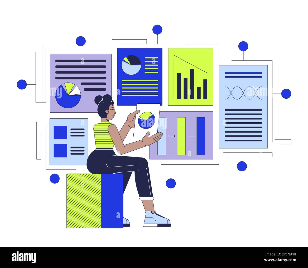 Data driven sales Cut Out Stock Images & Pictures - Alamy