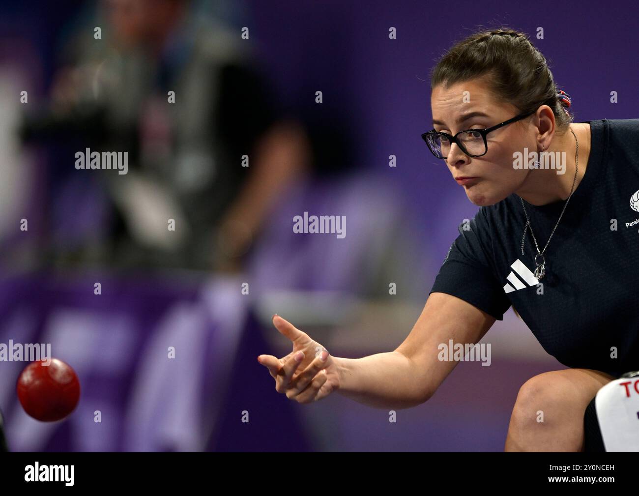 Paris, France. 03rd Sep, 2024. Paris2024 Paralympics. Boccia. Hall 1 ...