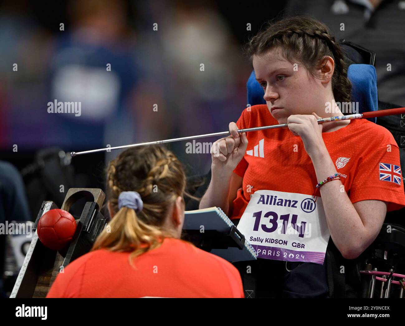 Paris, France. 03rd Sep, 2024. Paris2024 Paralympics. Boccia. Hall 1 ...