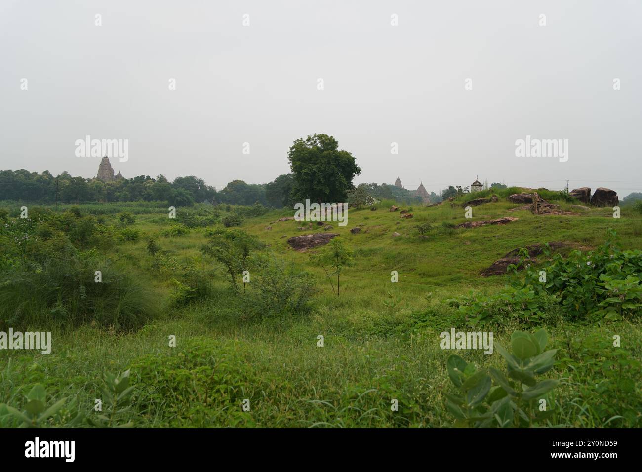 View from Chausath Yogini Temple. This temple is known as pre-Chandella ...