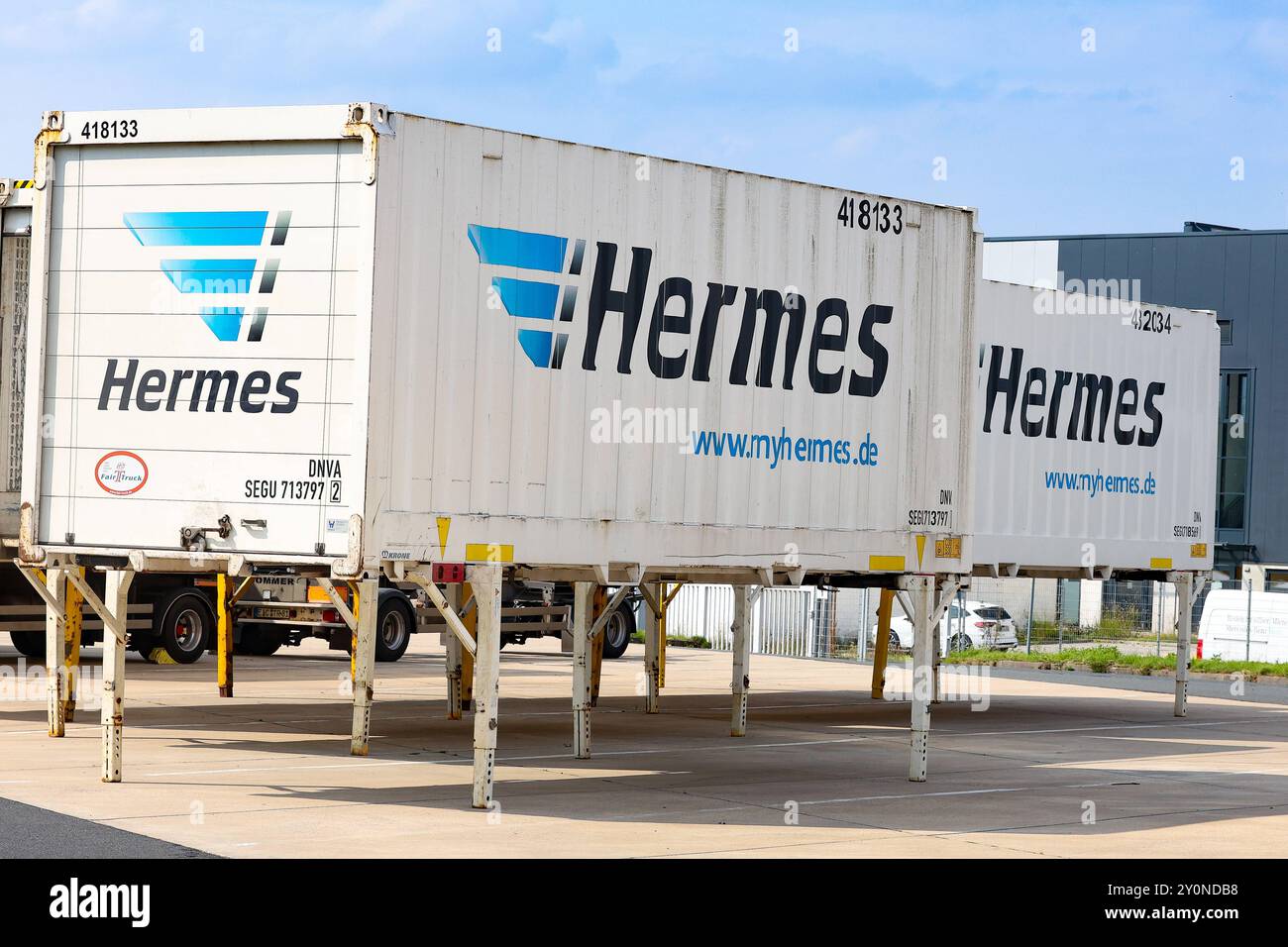 Symbolfoto, logo, Hermes, Versand, , *** Symbol photo, logo, Hermes ...