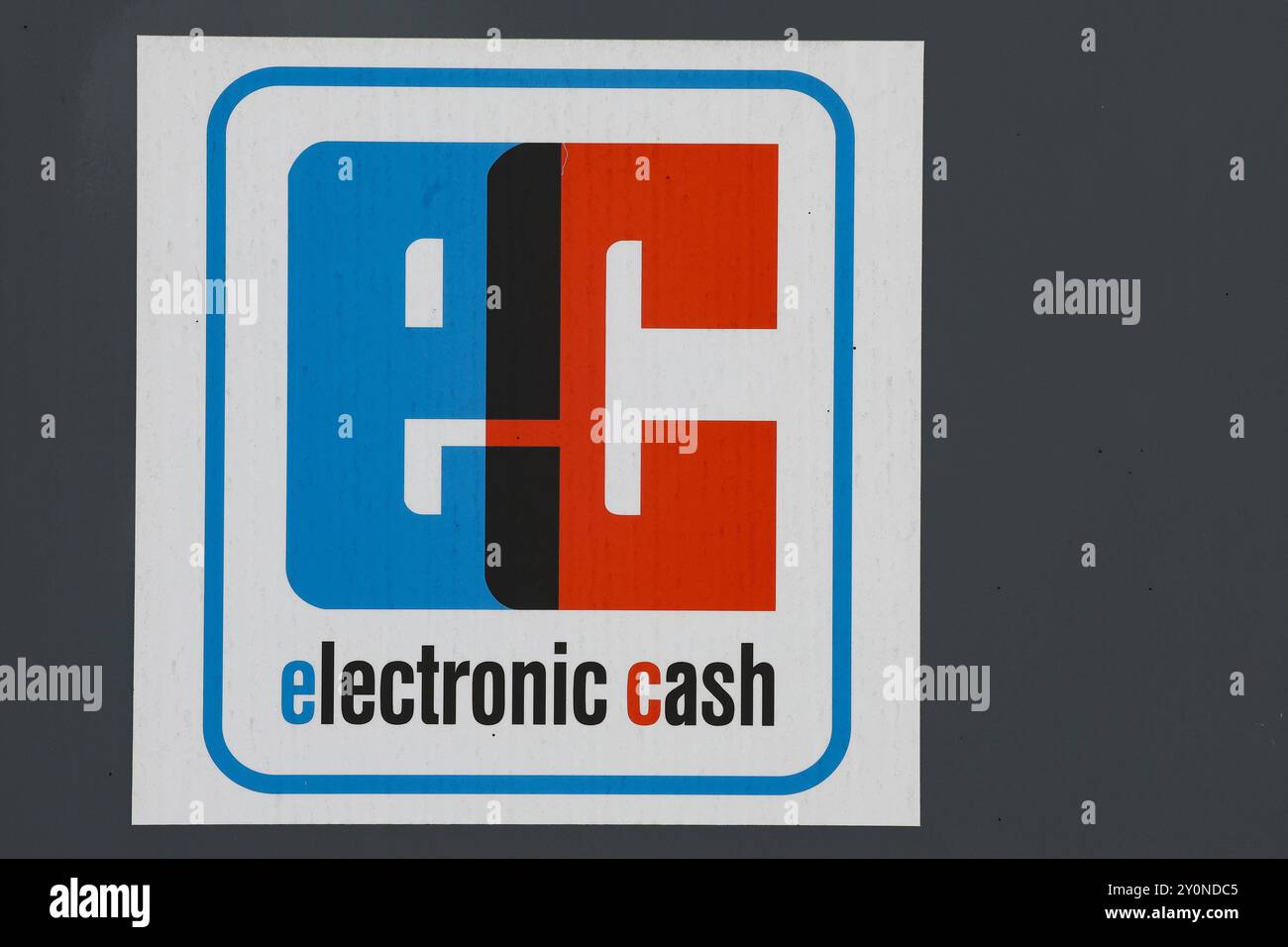 Symbolfoto, EC, electronic cash, logo, , *** Symbol photo, EC ...