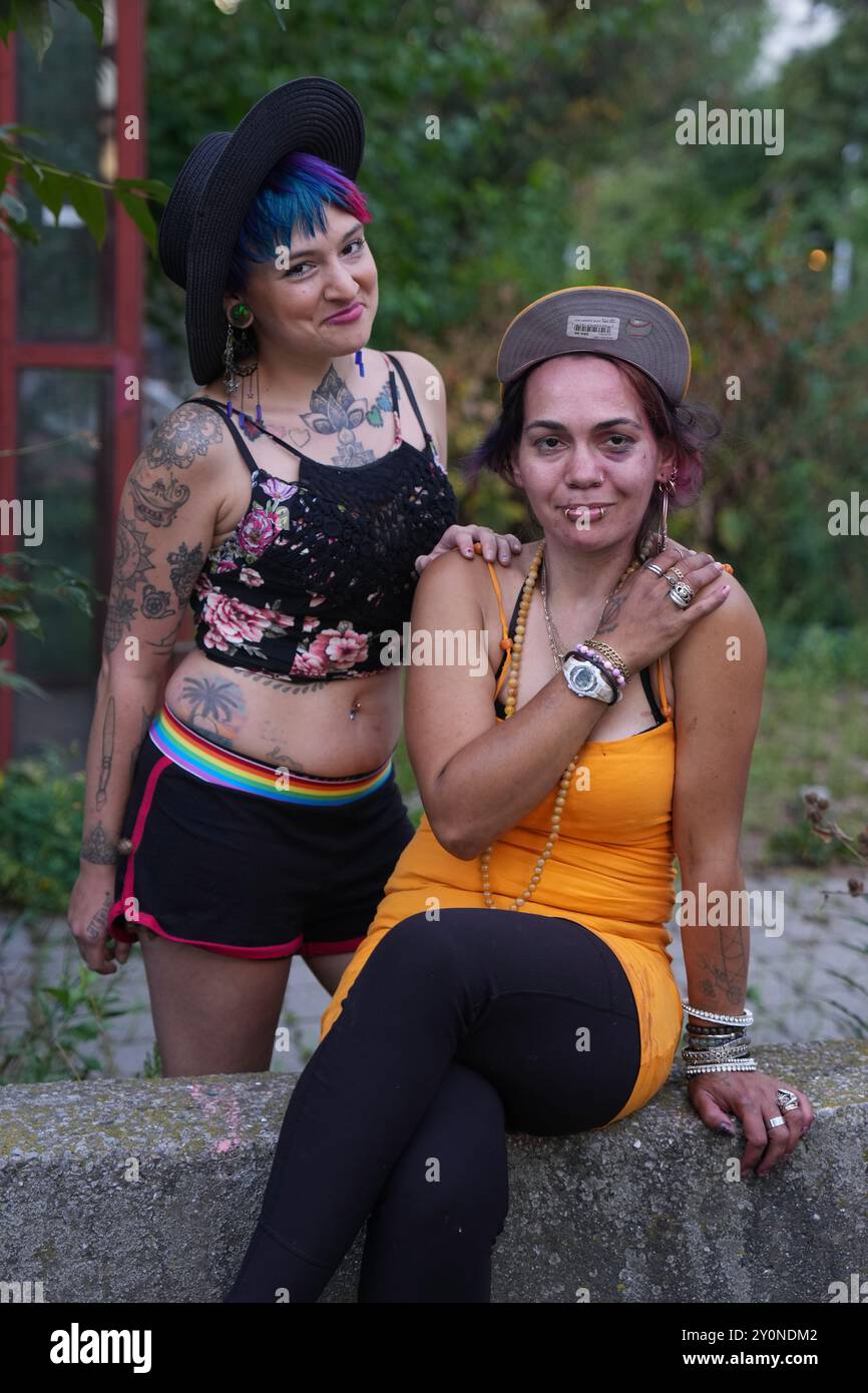 Jeanne Hamilton (left) and Carmelita Baird-Gendlin are photographed ...