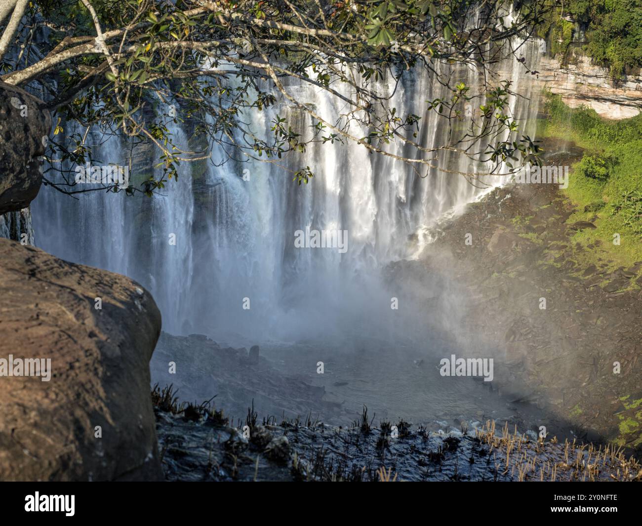 kalandula waterfalls in Malanje Angola Africa Stock Photo - Alamy