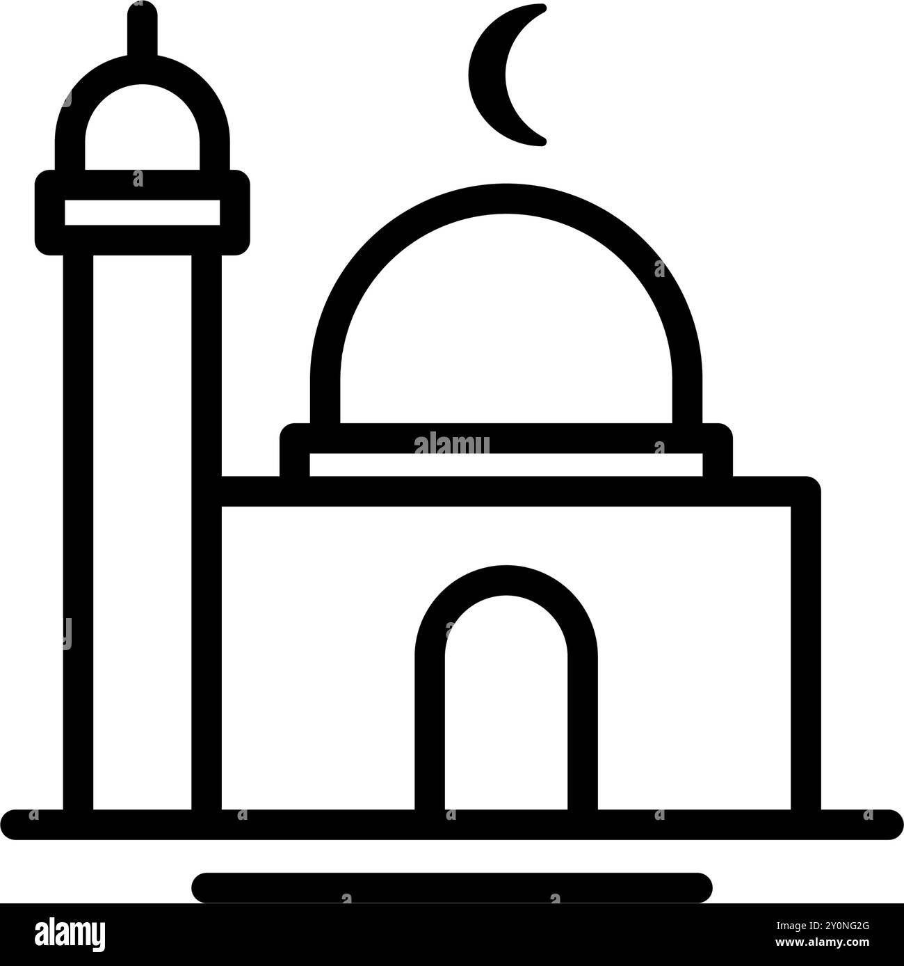 Icon Building mosque muslim symbols editable file Stock Vector Image ...