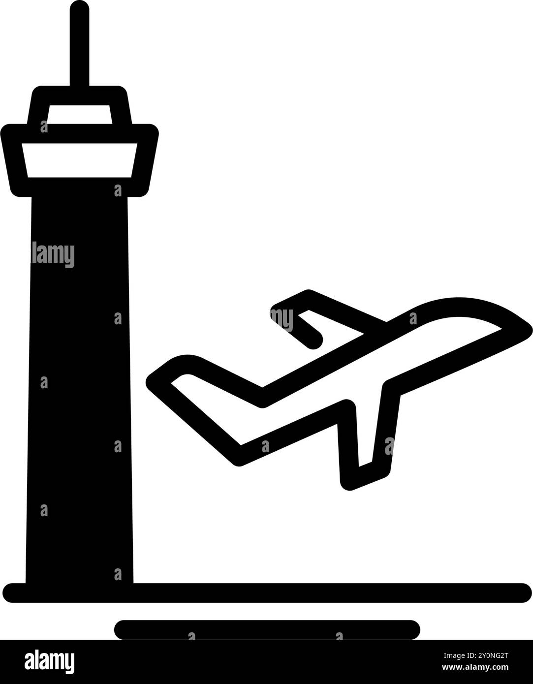 Icon Building airport or airplane symbols editable file Stock Vector ...