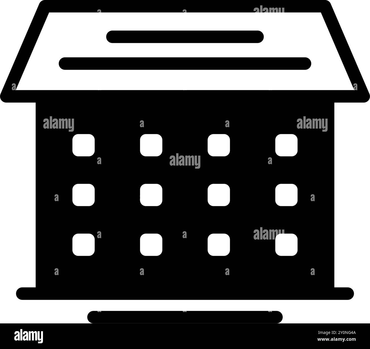 Icon Building residental house symbols editable file Stock Vector Image ...