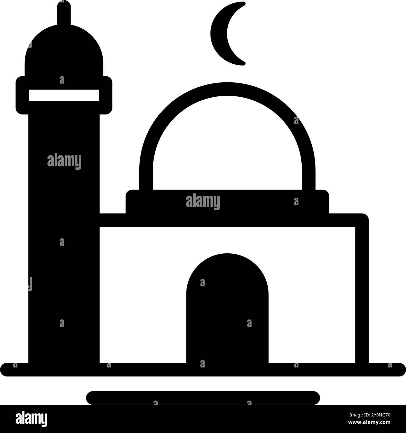 Icon Building mosque muslim symbols editable file Stock Vector Image ...