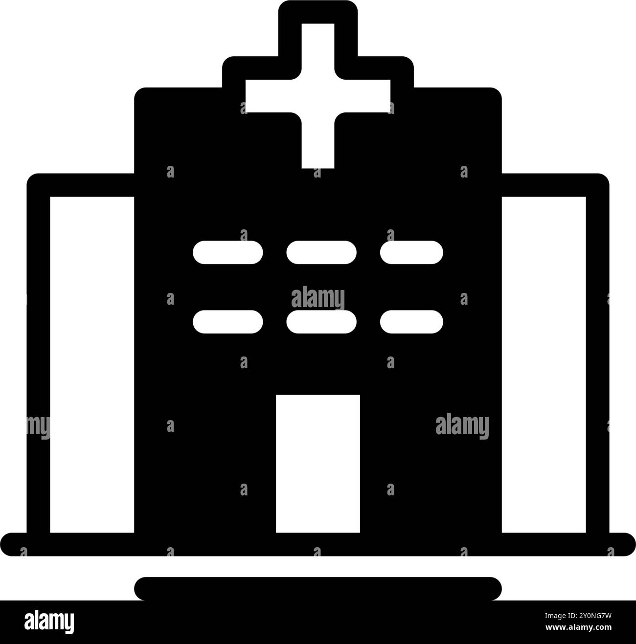 Icon Building Hospital symbols editable file Stock Vector Image & Art ...