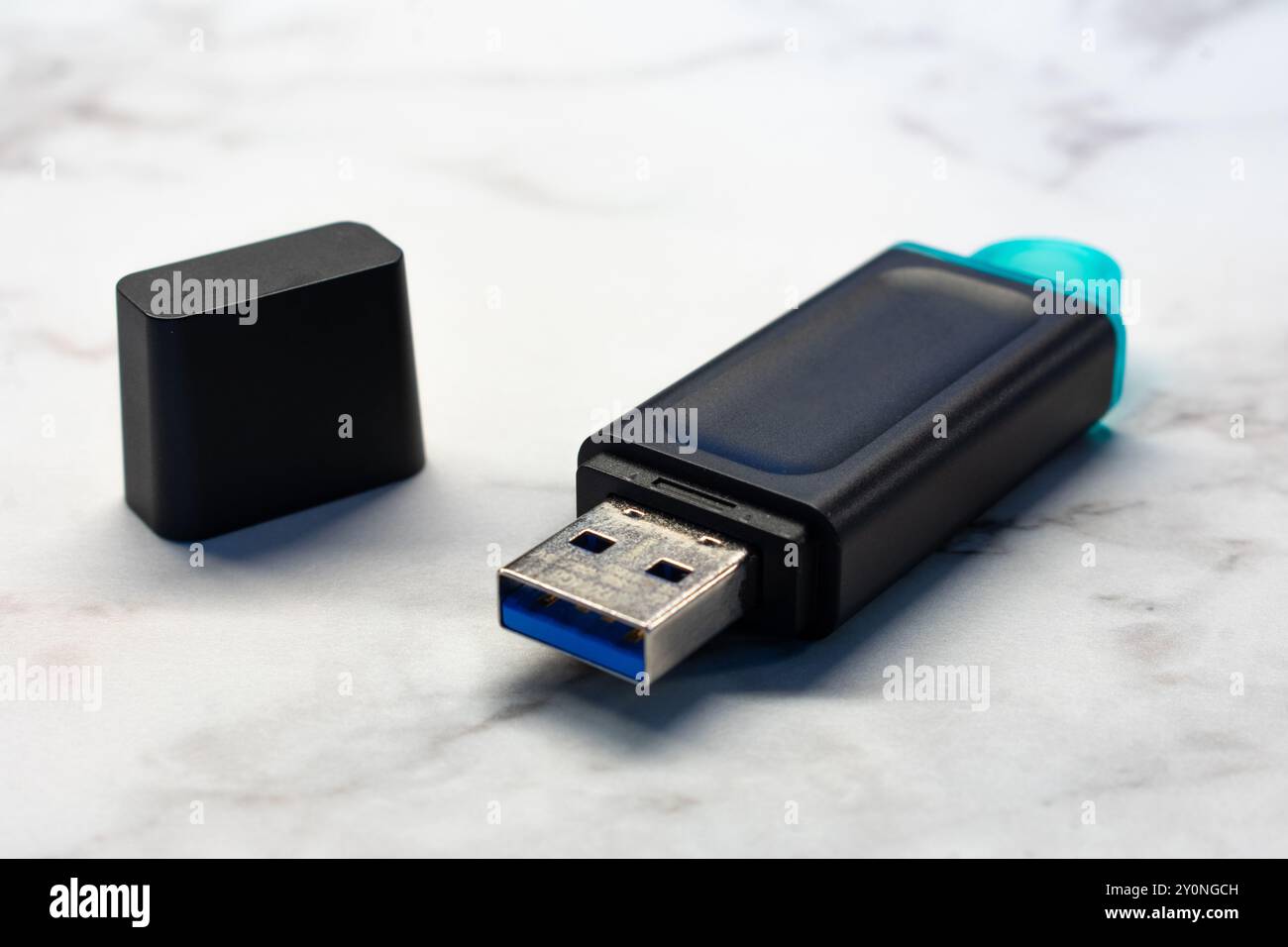 USB drive lying securely on the desk, ready for use, blending ... USB drive lying securely on the desk, ready for use, blending ...