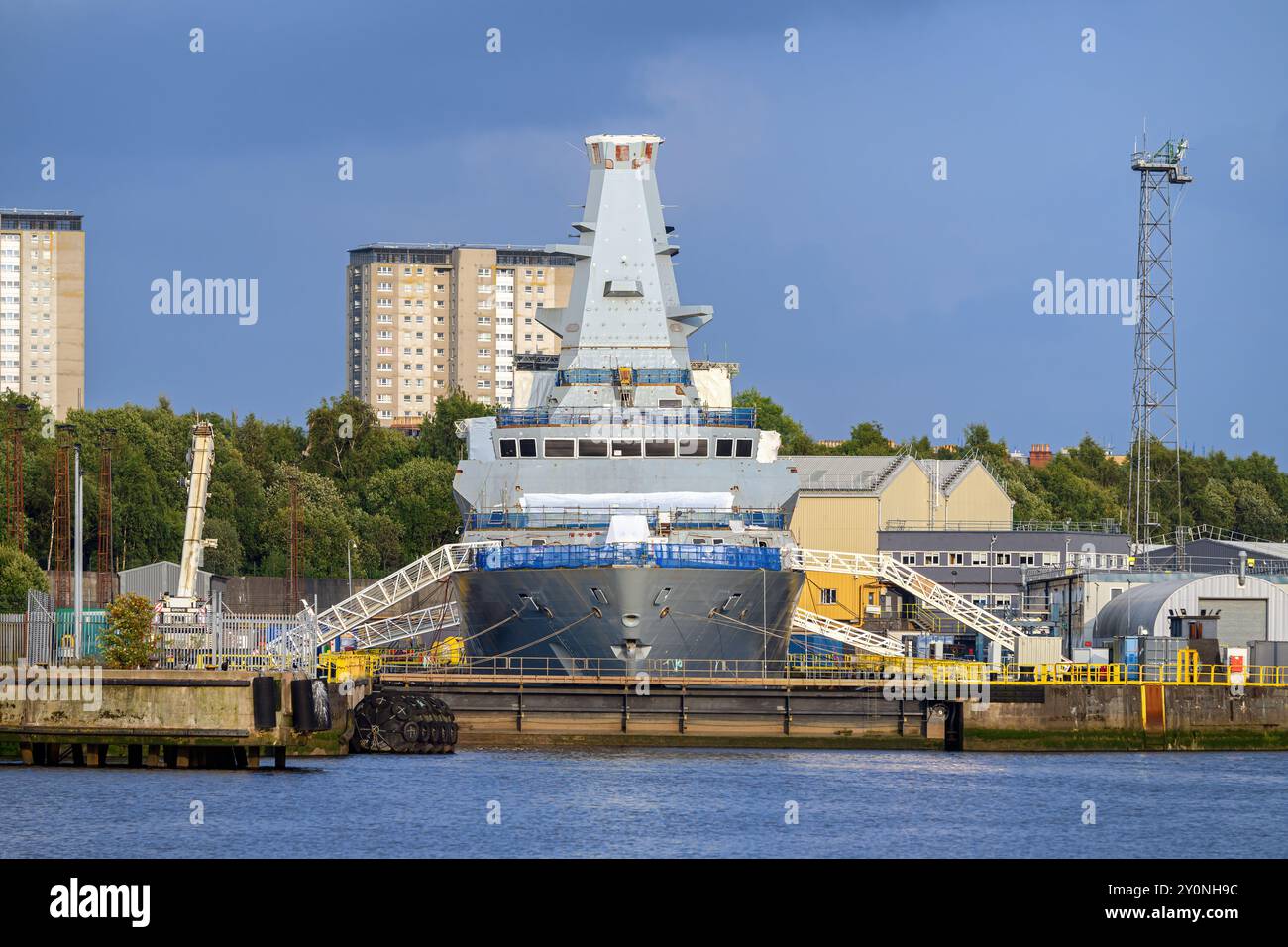 The future HMS Glasgow (F88) is the first of eight Type 26 frigates ...