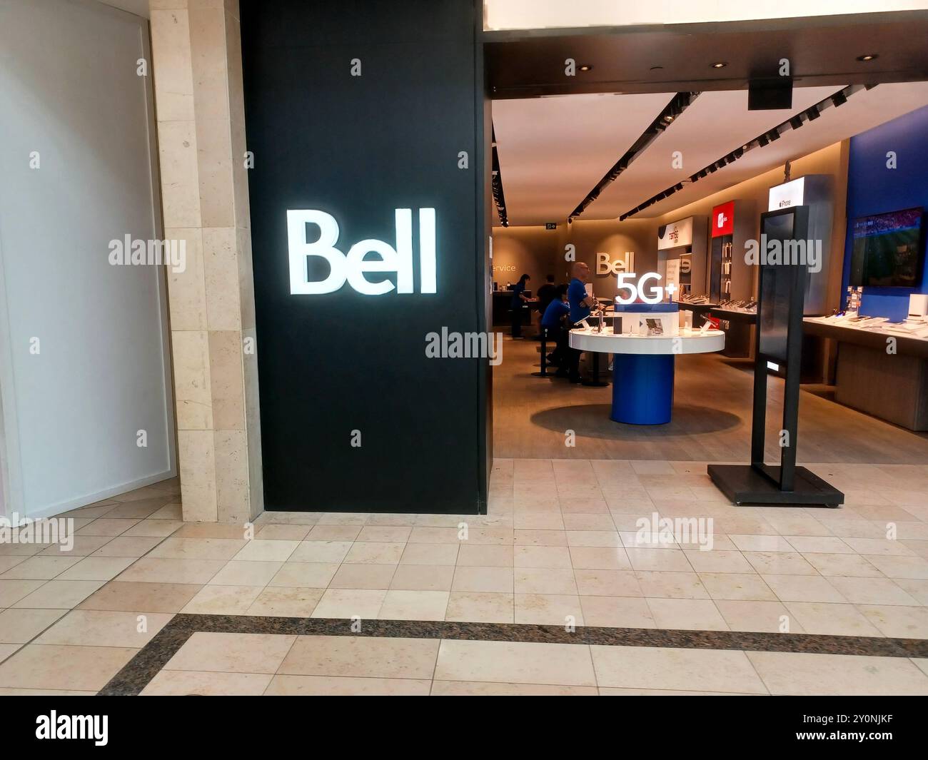 Toronto, ON, Canada – April 30, 2024: Bell Media studio sign on the ...