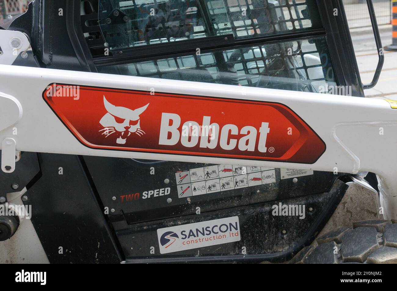 Toronto, ON, Canada – April 22, 2024: Close-up sign of a Bobcat company logo Stock Photo - Alamy