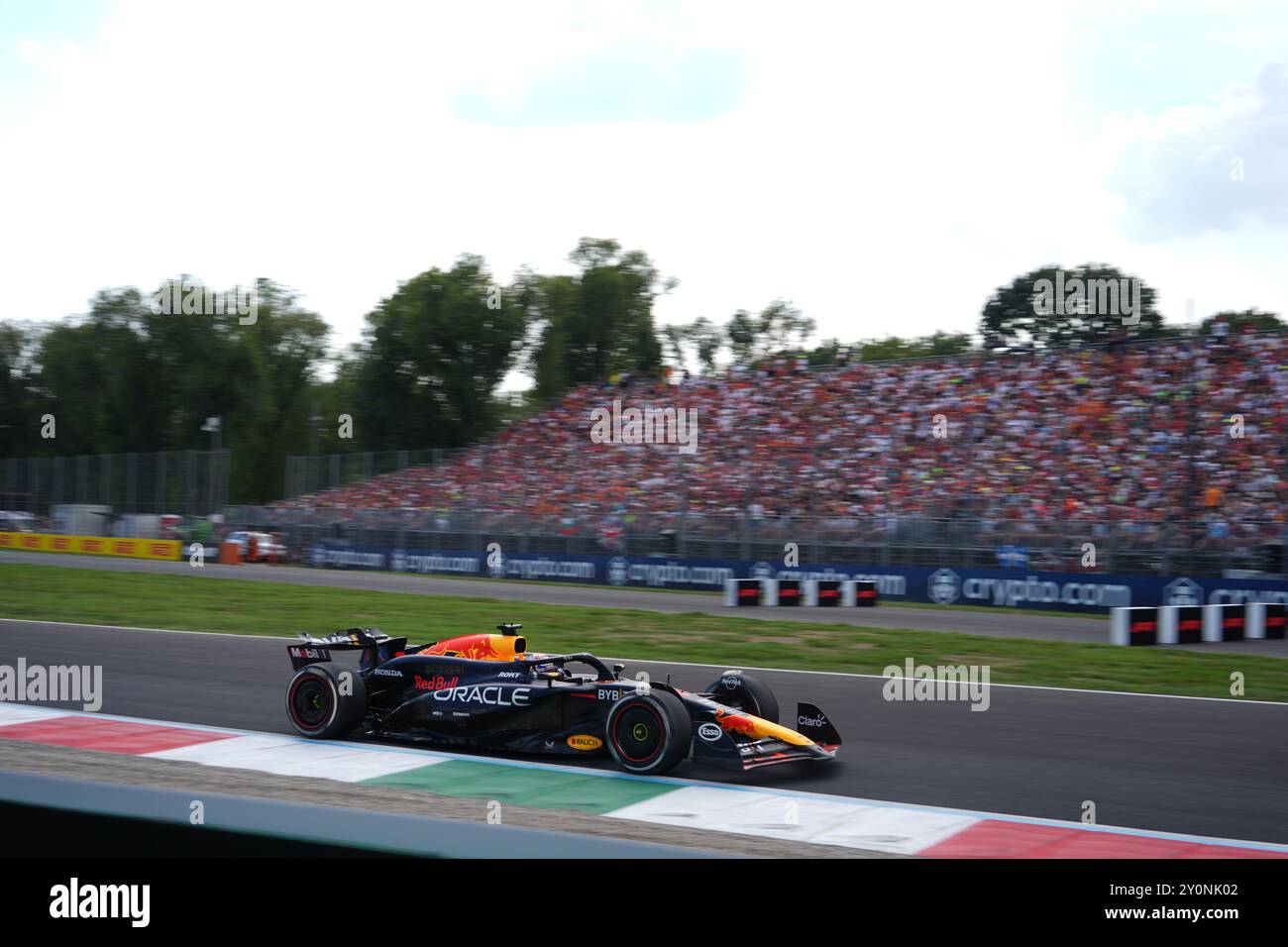 Monza, Italy. 1 Sep, 2024. Max Verstappen of Netherlands driving the (1 ...