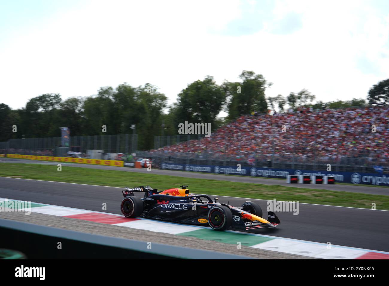 Monza, Italy. 1 Sep, 2024. Max Verstappen of Netherlands driving the (1 ...