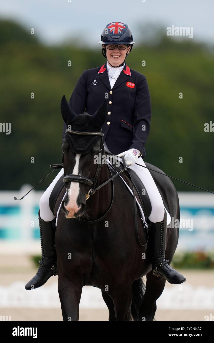Great Britain's' Mari Durward-Akhurst riding Athene Lindbjerg during ...