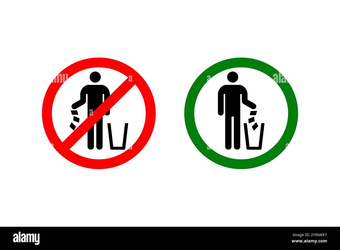 Recycle Bin Icon. Trash bin symbol. Dust bin silhouette isolated vector ...