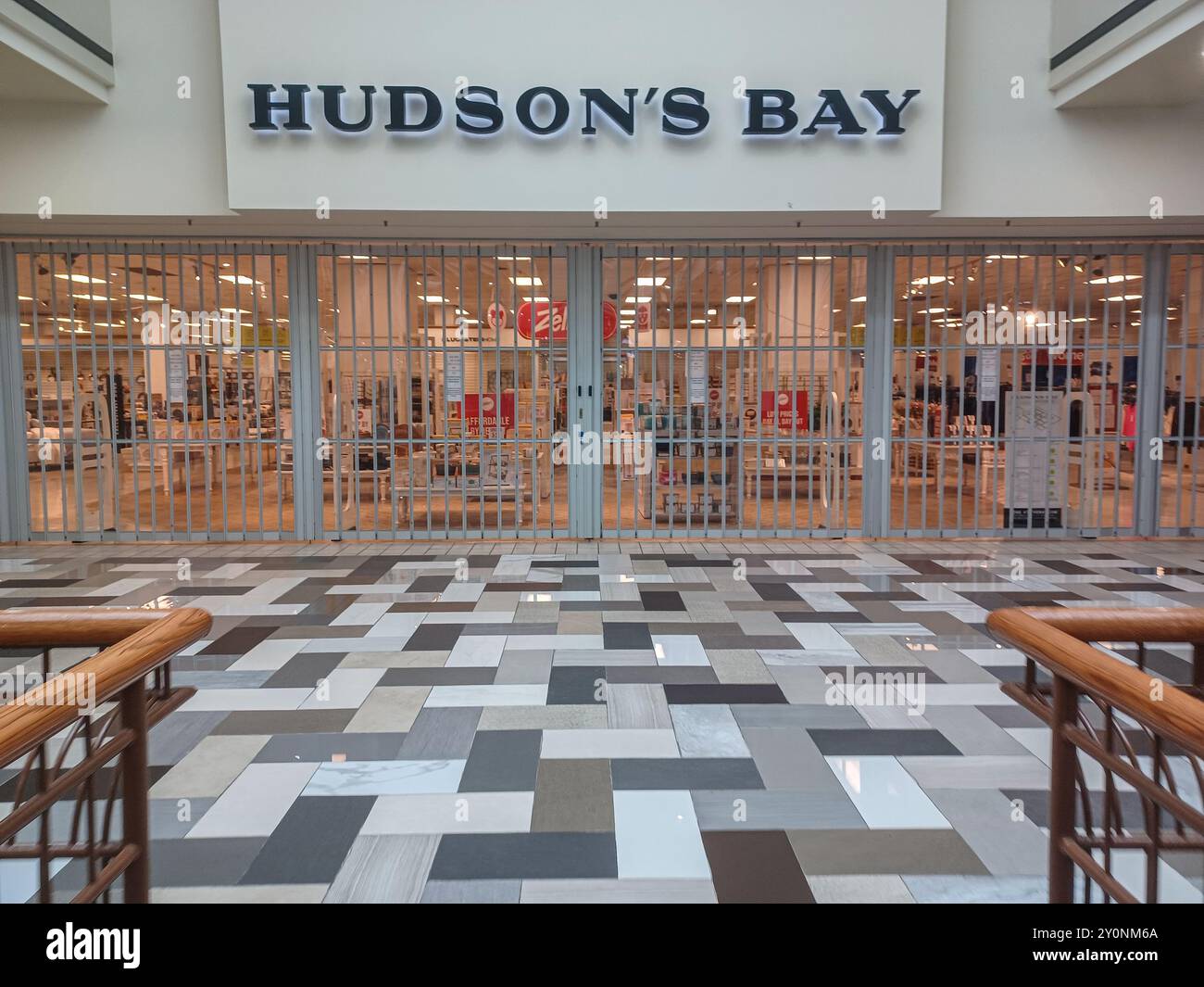 Toronto, ON, Canada – July 20, 2024: The logo and brand sign of Hudson ...