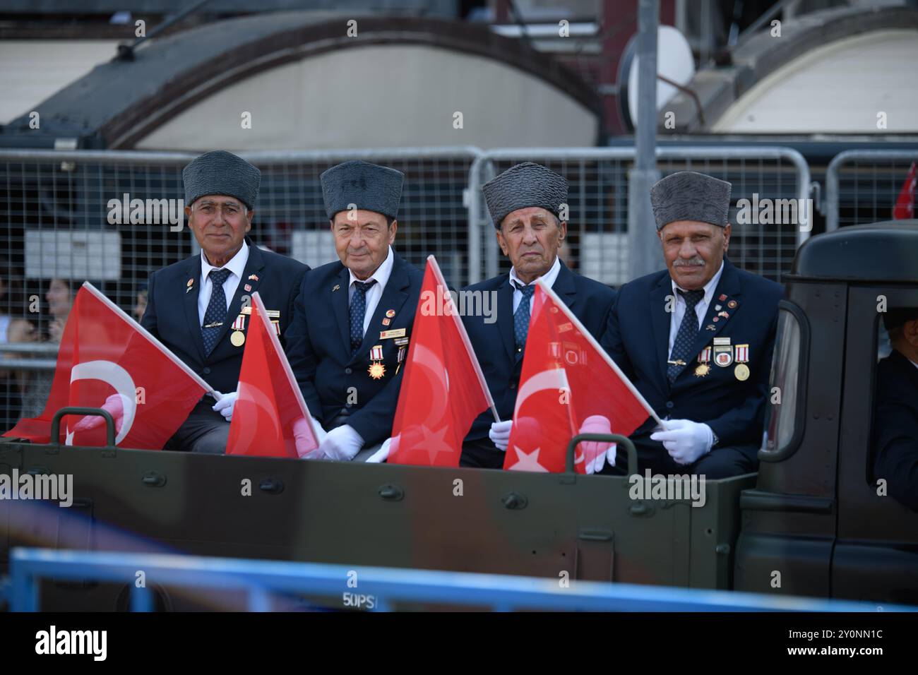 Izmir, Turkey - August 30 2024: During the Victory Day celebrations ...