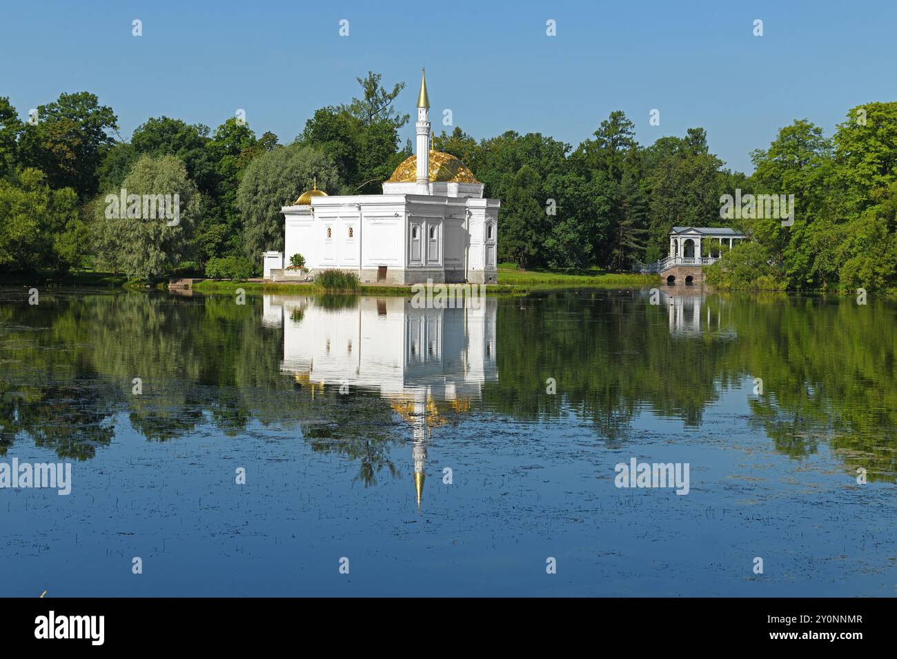 Turkish Bath pavilion and Marble Bridge (Siberian Marble Gallery) on ...