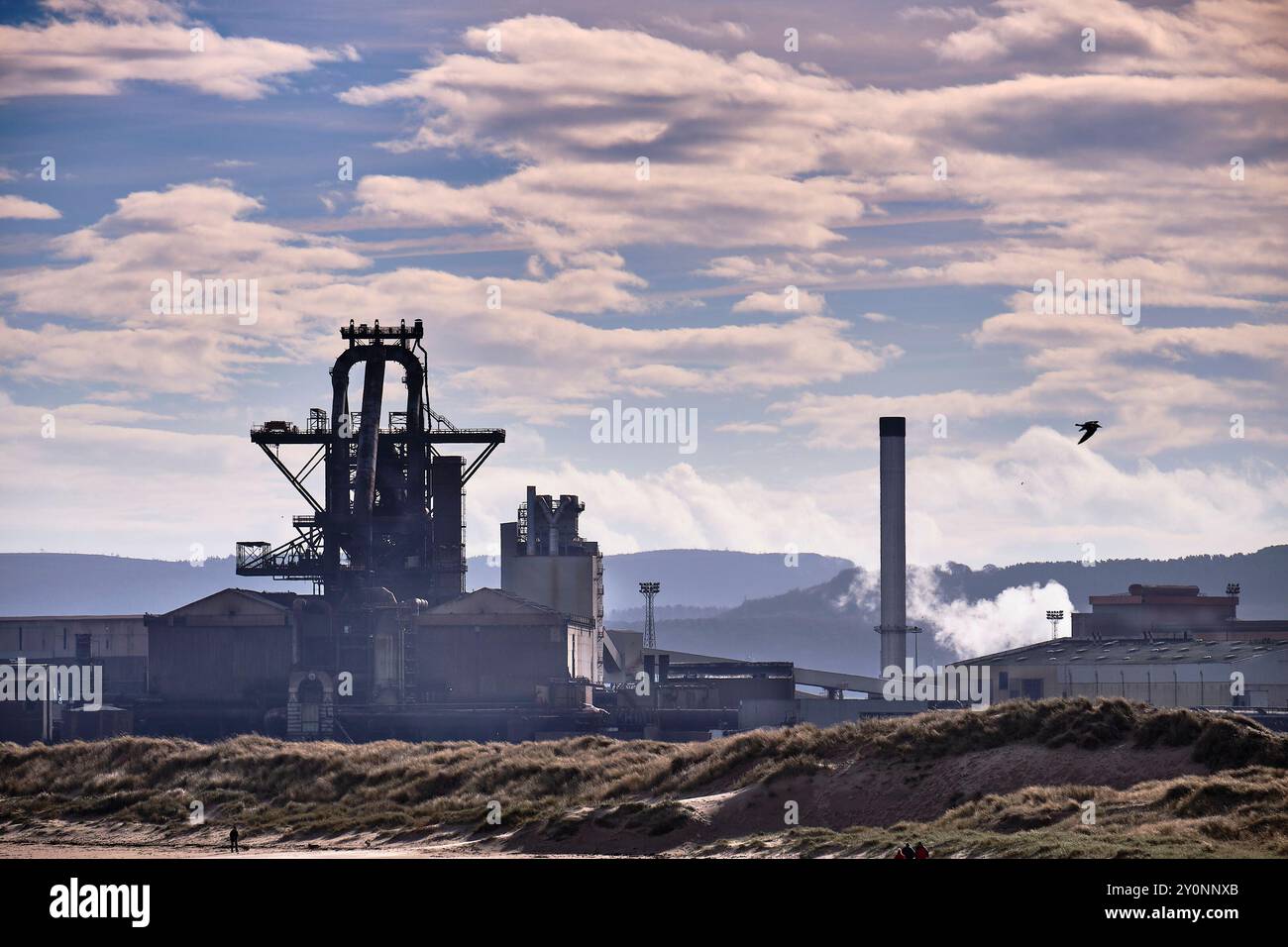 Twilight of steel making in Middlesbrough Teesside. Steel and Iron has ...