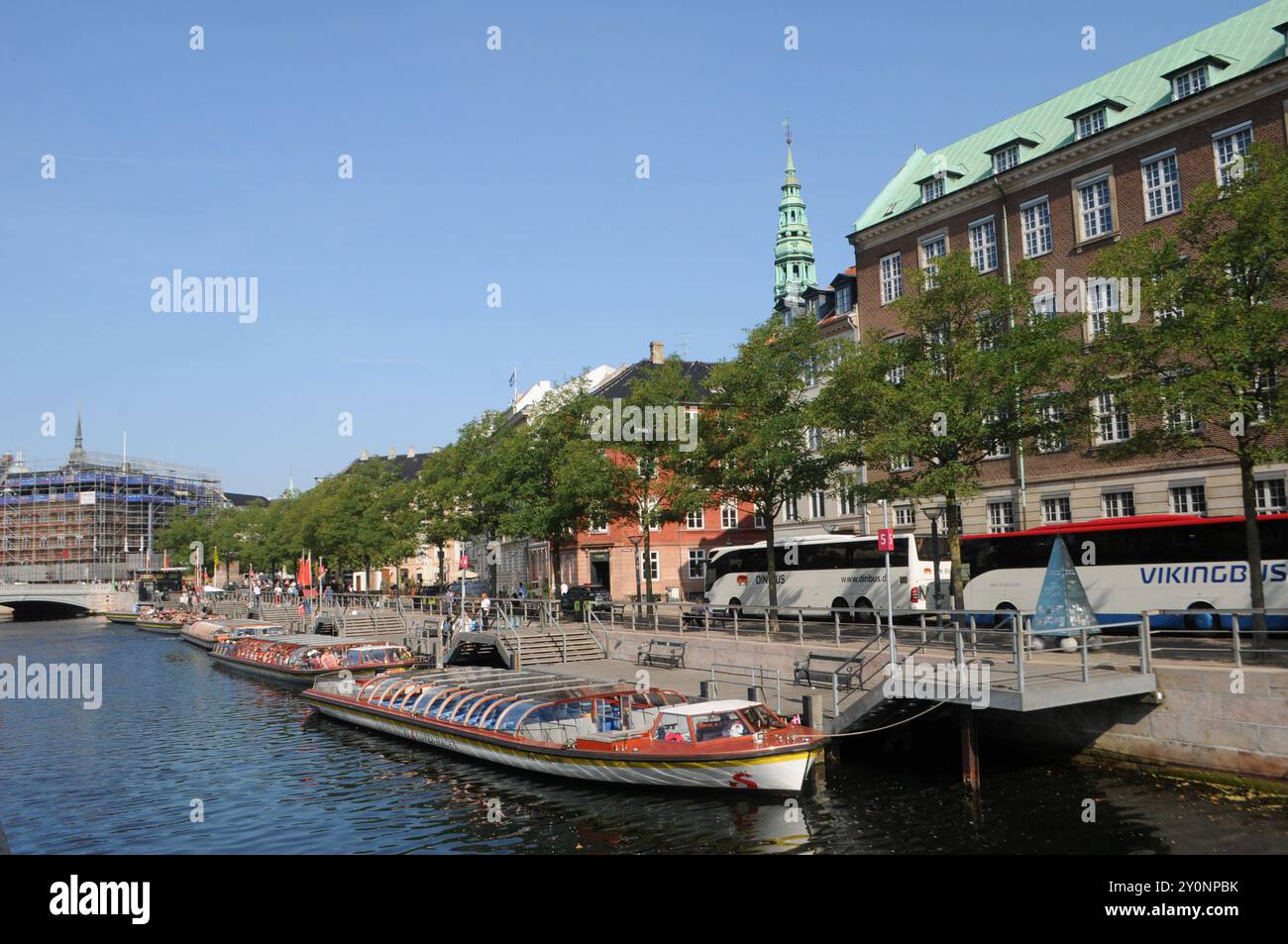 Copenhagen/ Denmark/03 September 2024/ Travelers boat ride canal tours ...