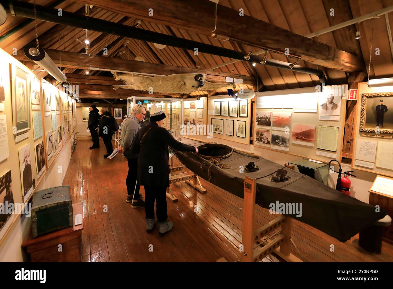 The Polar Museum or Polarmuseet, Tromso city, Northern Norway Stock ...