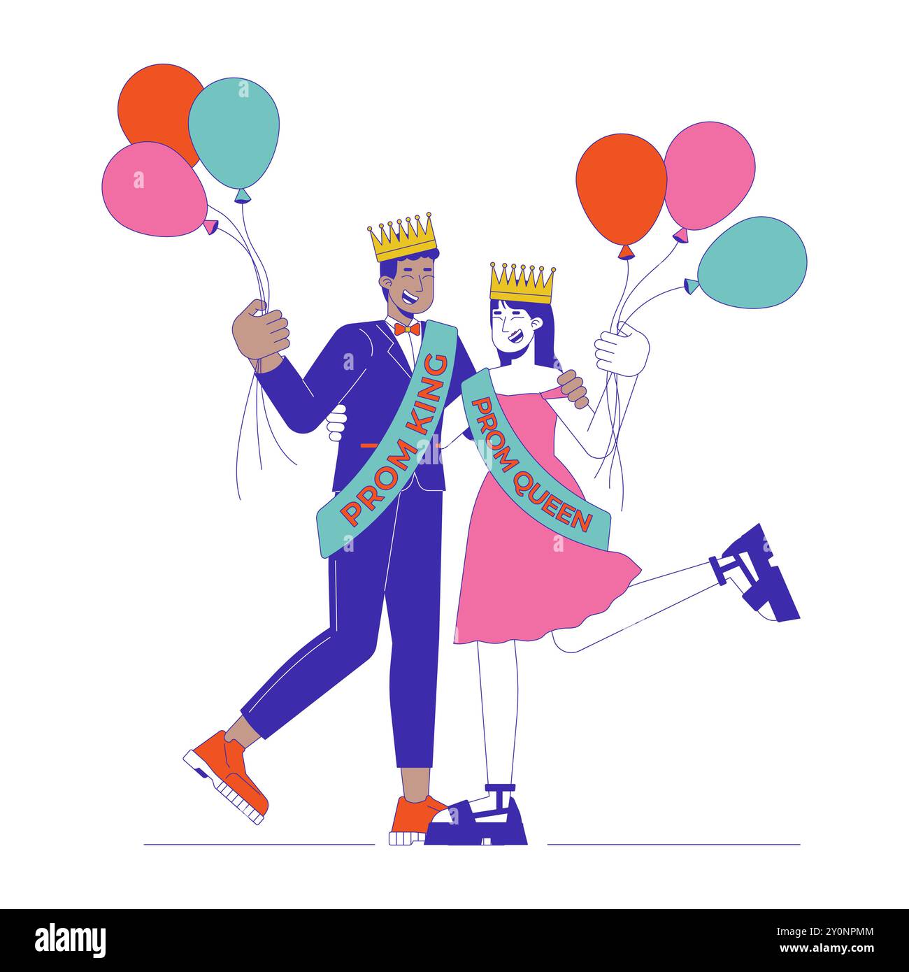 High school sweethearts Stock Vector Images - Alamy