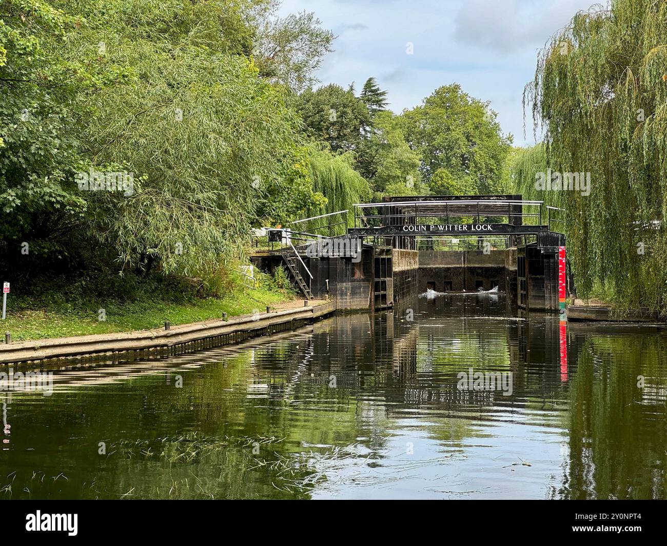 The Colin P Witter Lock on The River Avon Stock Photo - Alamy