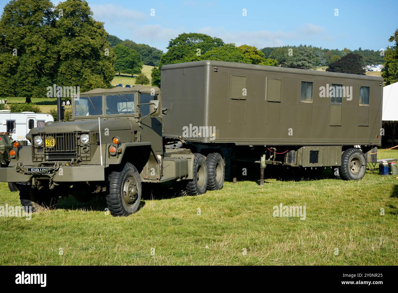 1958 Norman Norman Military Vehicle at a country fair Stock Photo - Alamy