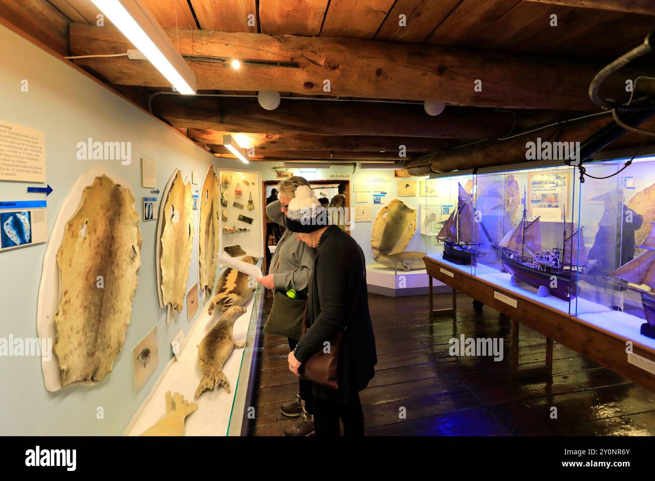 The Polar Museum or Polarmuseet, Tromso city, Northern Norway Stock ...