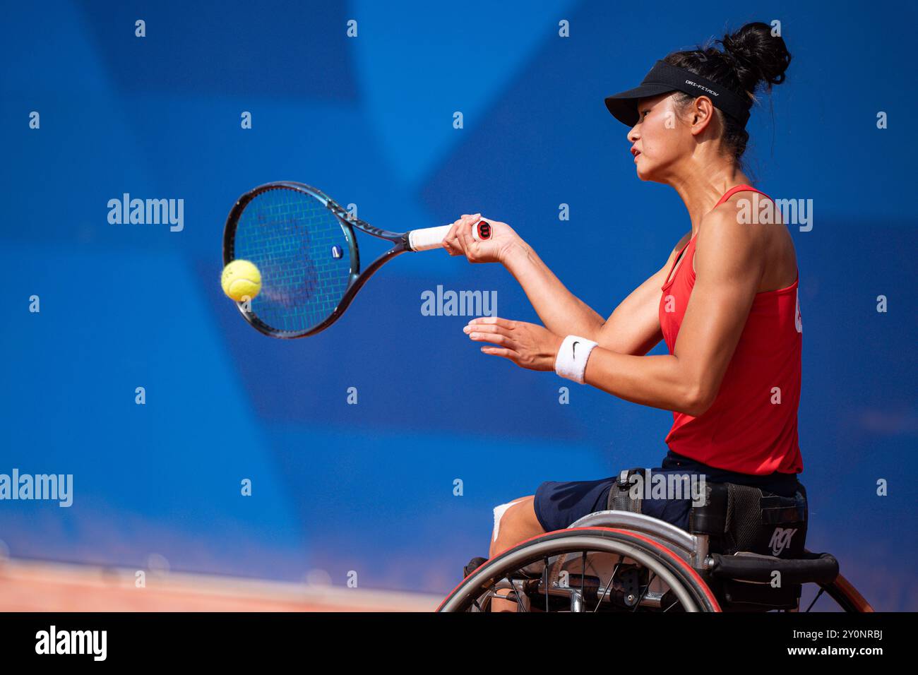 Maylee Phelps of Team USA during the second round of women’s wheelchair ...