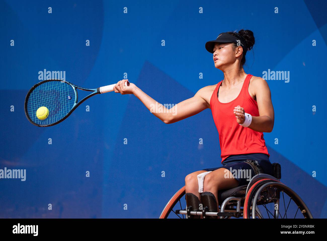 Maylee Phelps of Team USA during the second round of women’s wheelchair ...
