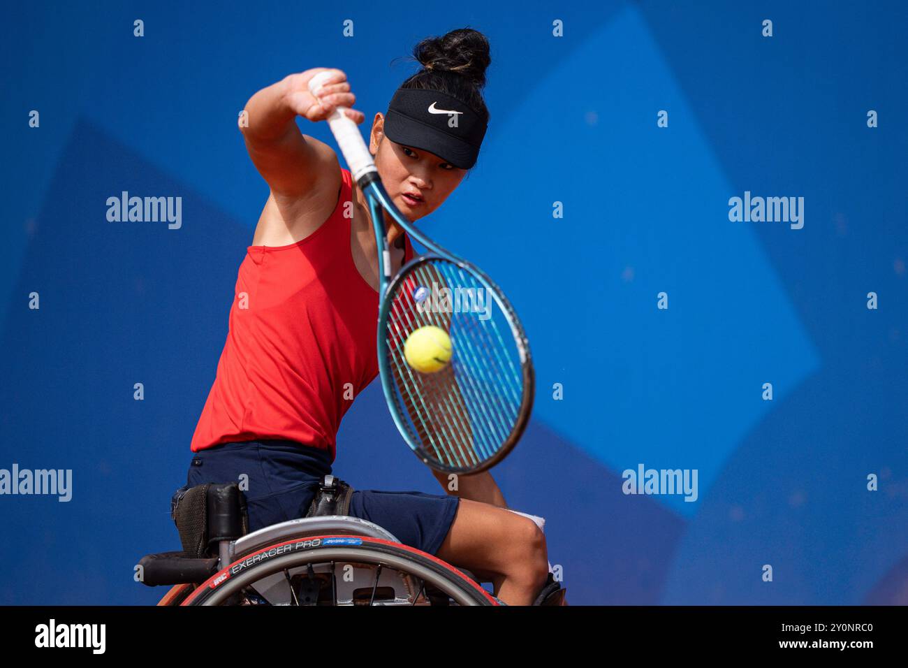 Maylee Phelps of Team USA during the second round of women’s wheelchair ...