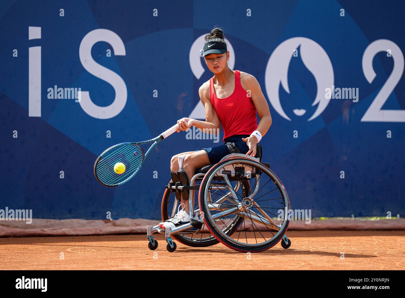 Maylee Phelps of Team USA during the second round of women’s wheelchair ...