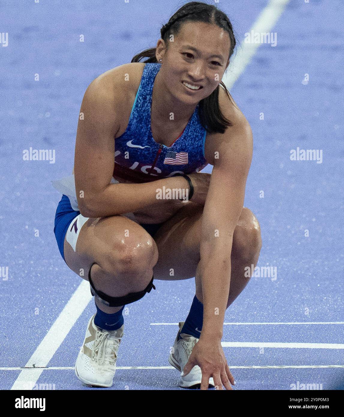 Taylor Swanson of United States seen during the Women's T37 100m Final ...