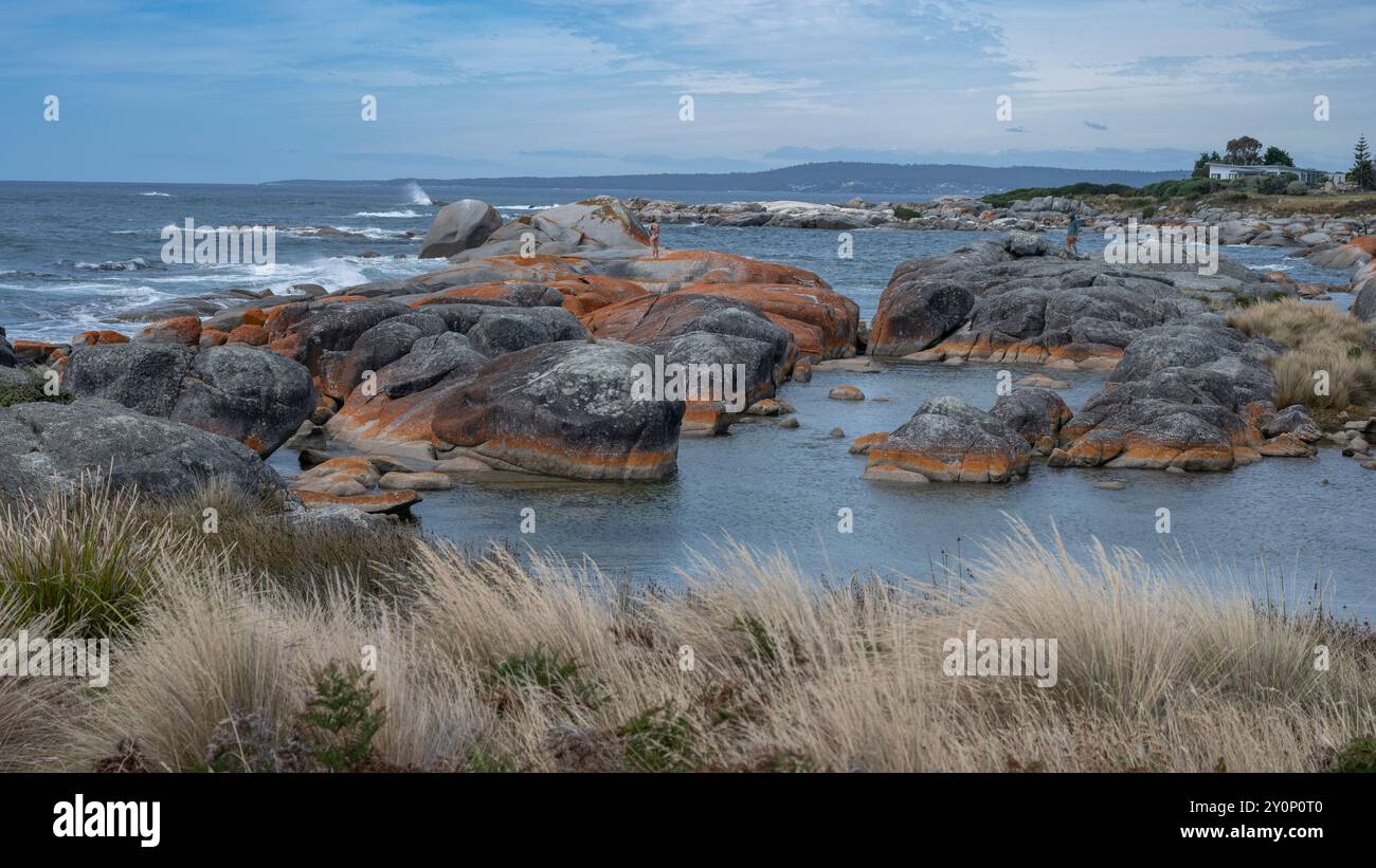 Scenic view of The Bay of Fires was given its name in 1773 by Captain ...