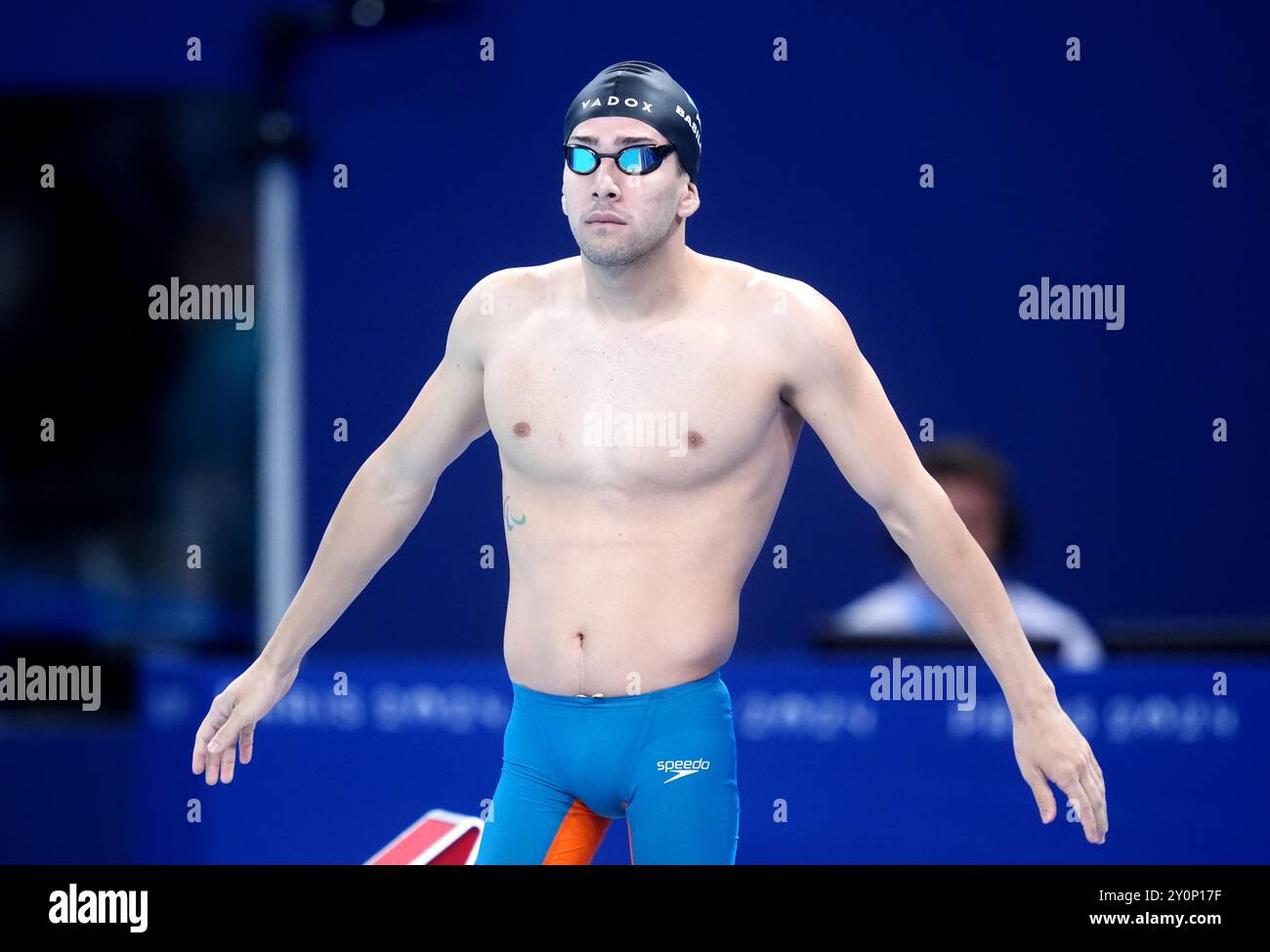 Argentina's Inaki Basiloff ahead of the Men's 100m Backstroke S7 Final ...