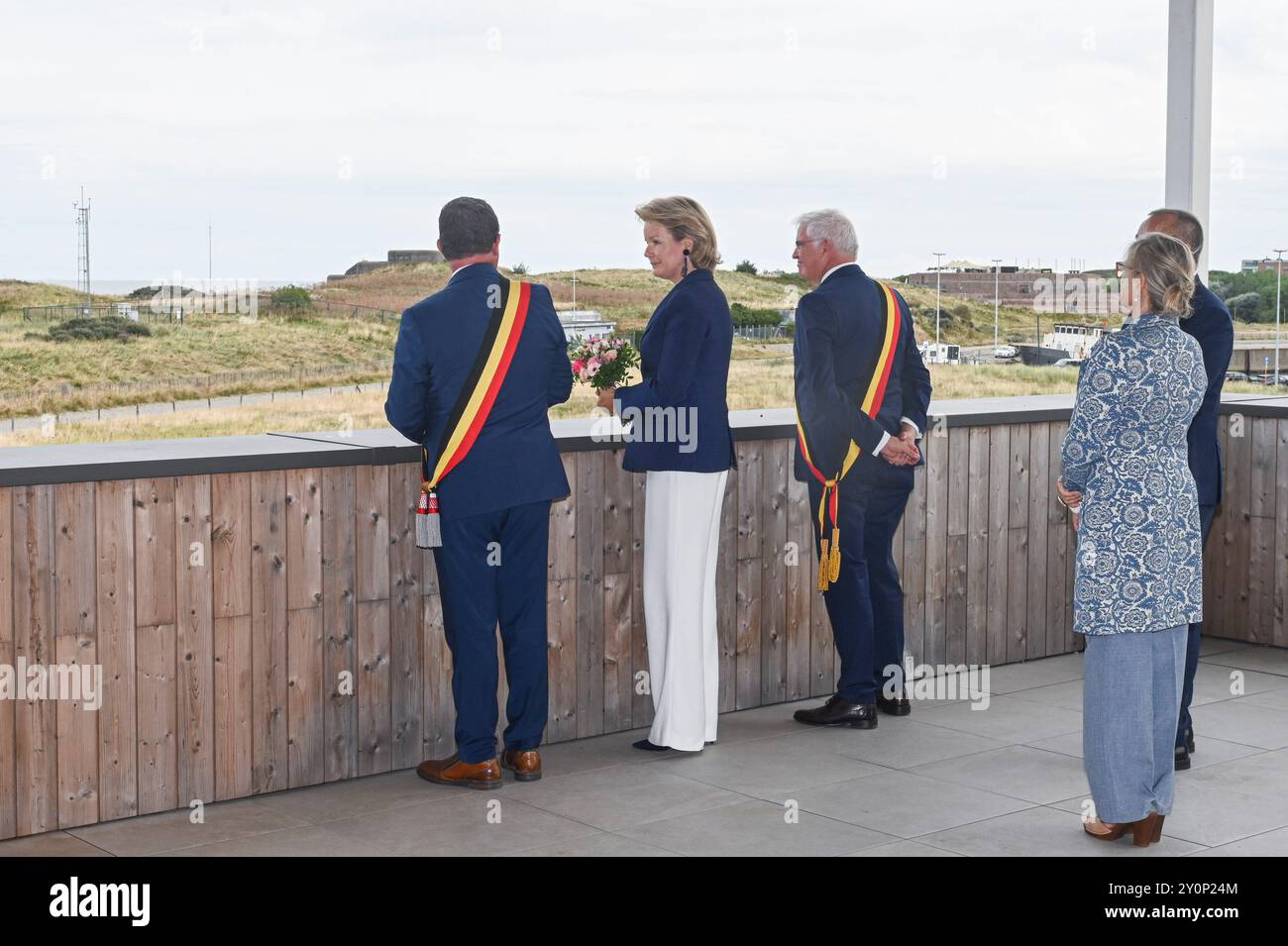 Oostende, Belgium. 3 September 2024 : Her Majesty the Queen visits the ...