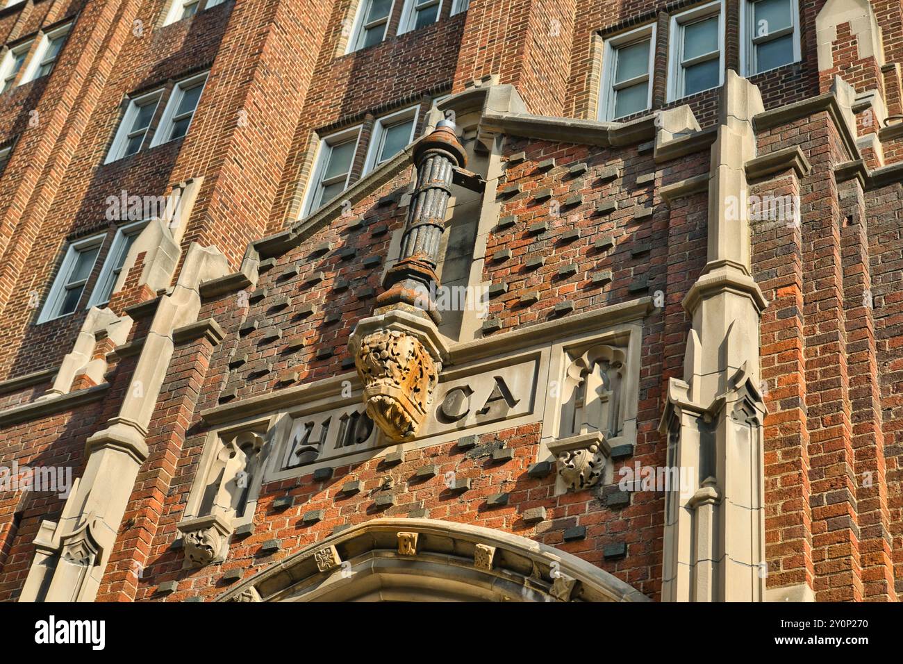 Old abandoned YMCA building in downtown Columbus Ohio USA 2024 Stock ...