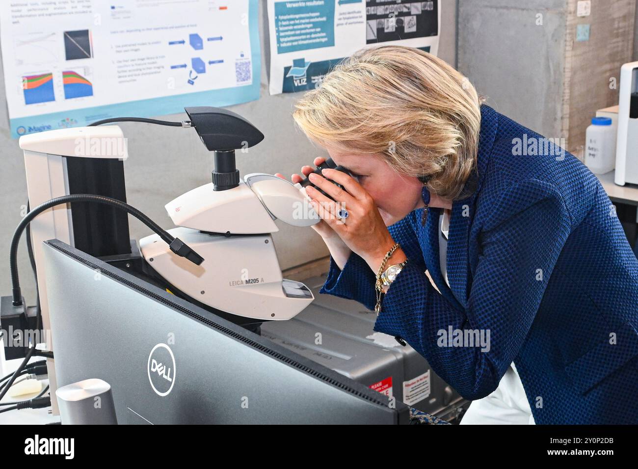 Oostende, Belgium. 3 September 2024 : Her Majesty the Queen visits the ...