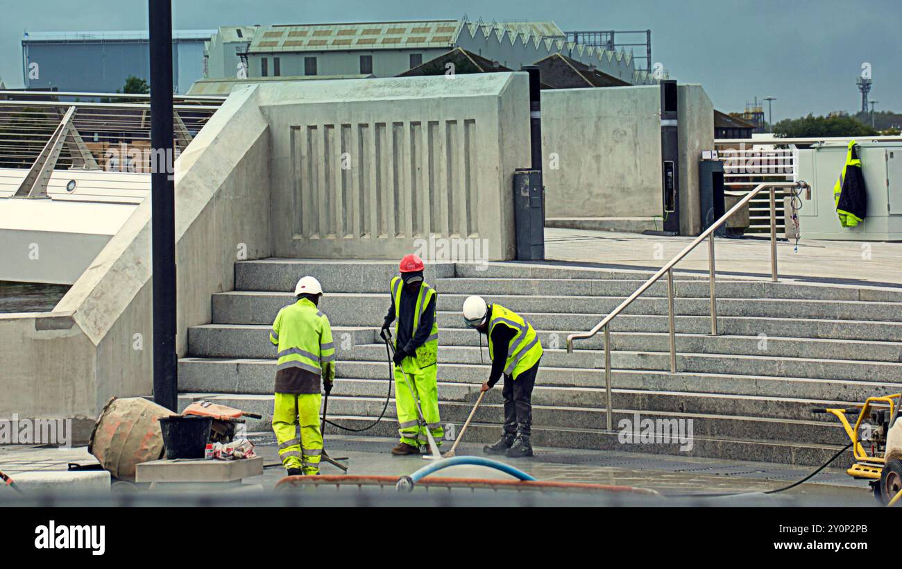 Glasgow, Scotland, UK. 3rd September, 2024. The new bridge "The Govan ...